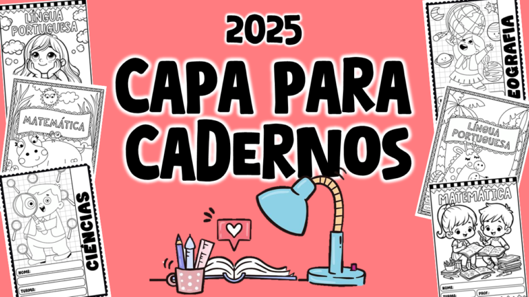 CAPAS PARA CADERNOS – 2025 – Criar Recriar Ensinar