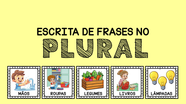 PLURAL – ESCRITA DE FRASES – Criar Recriar Ensinar